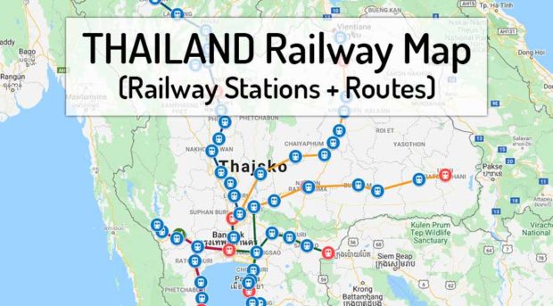 Thailand Train Map & Railway Guide + Tickets | 2026